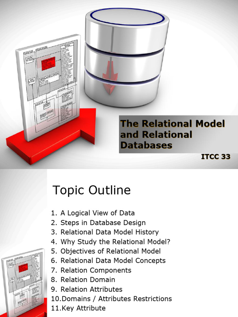 Lesson 06 - The Relational Model and Relational Databases | PDF | Databases | Relational Database