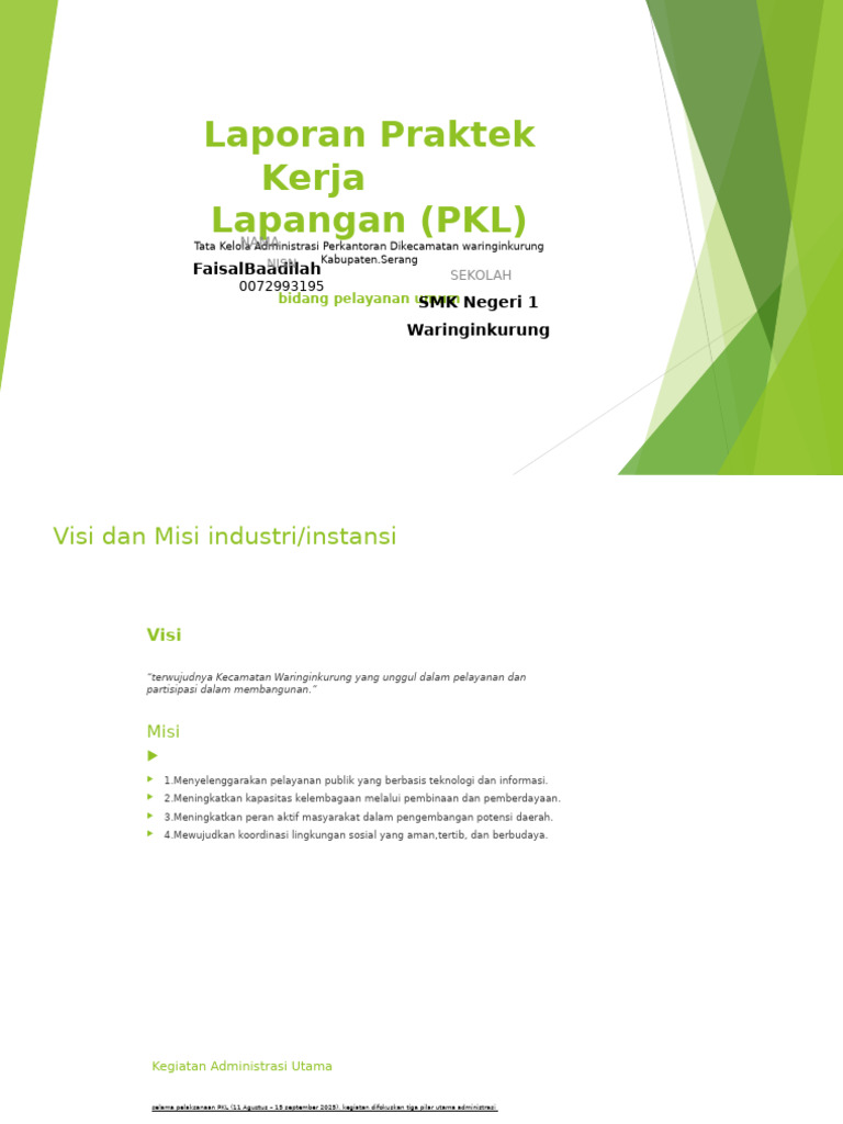 Laporan PKL Isall | PDF