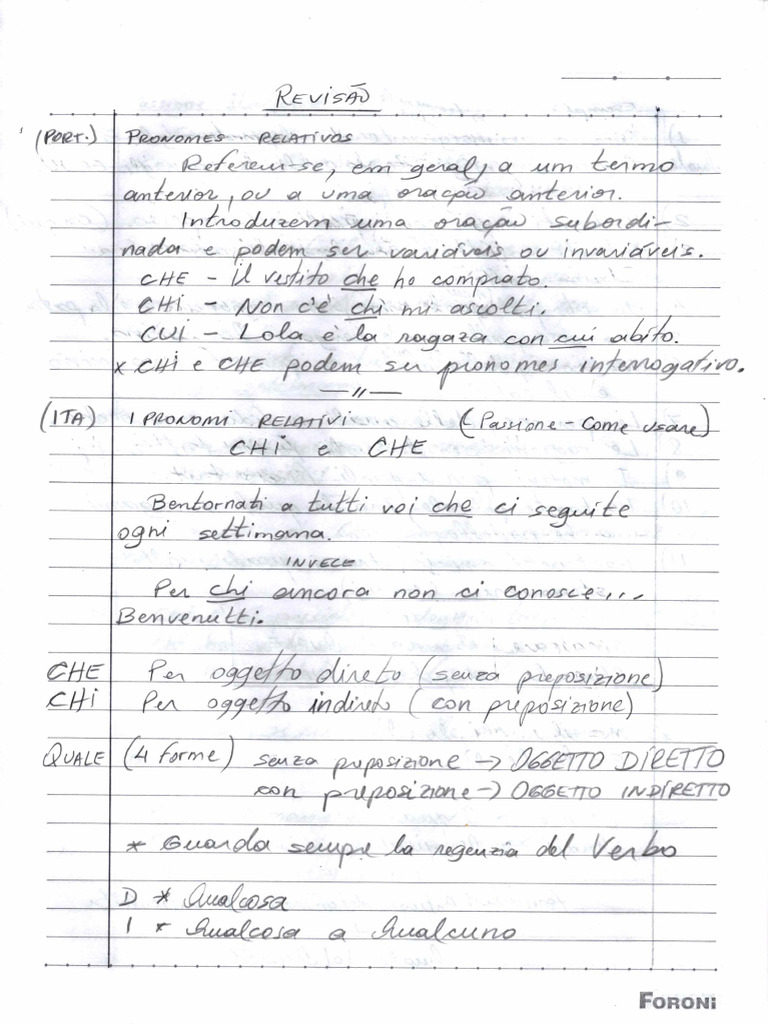 Chi Che o Quale | PDF