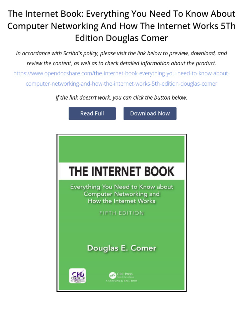 The Internet Book: Everything You Need To Know About Computer ...