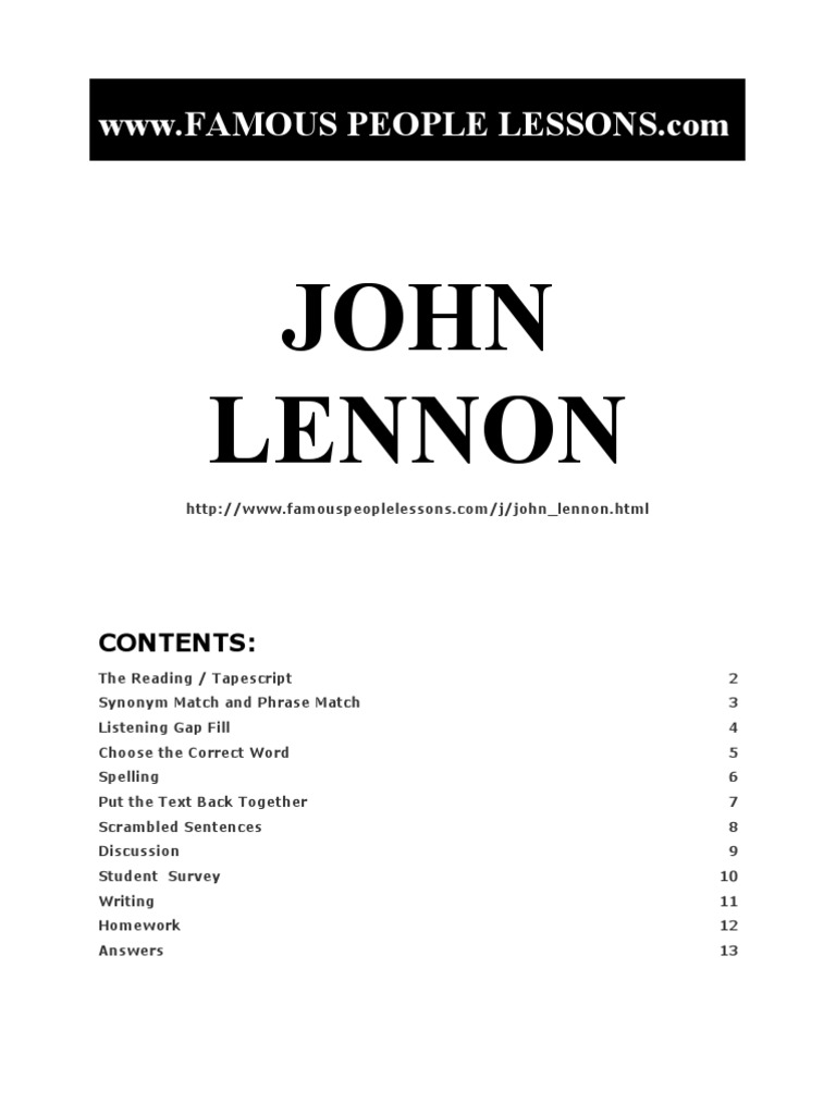 John Lennon | PDF