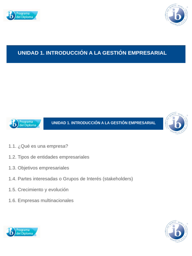 1.2 Tipos de entidades empresariales IB GES | PDF | Business ...