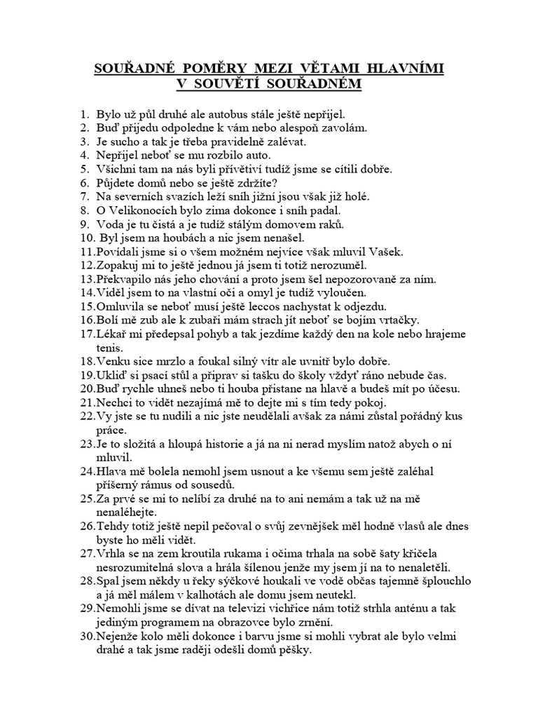 012 - Pomery Mezi Vetami Hlavnimi | PDF