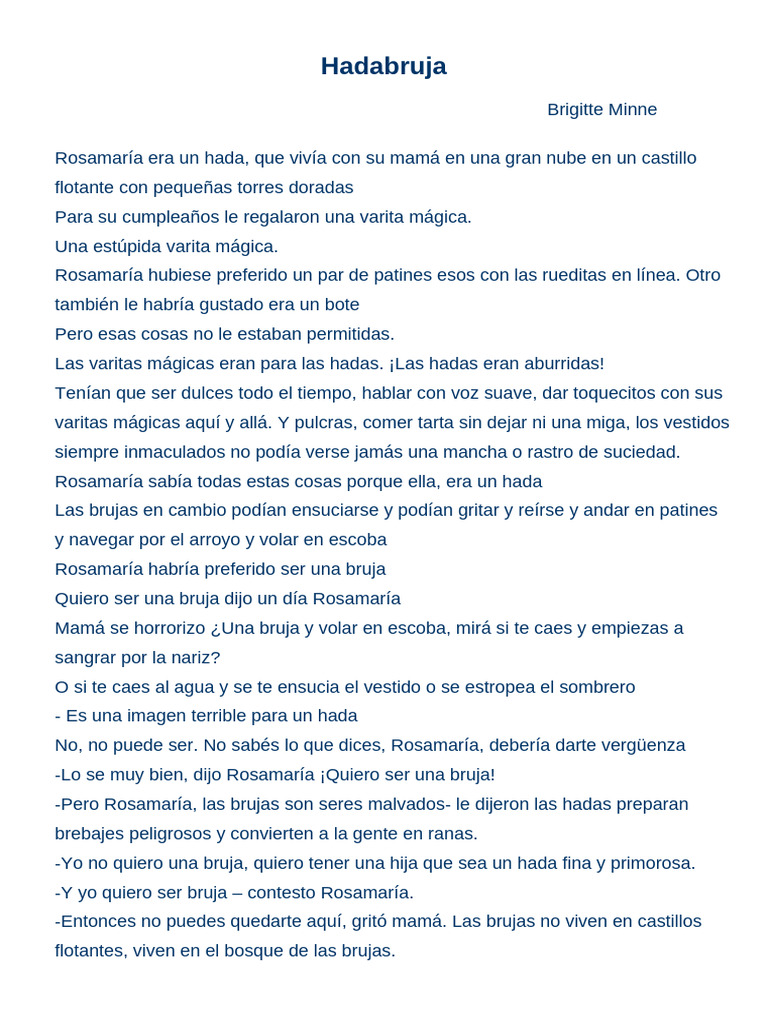 Hada Bruja.doc | PDF