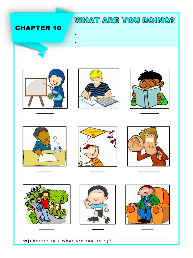 Daily Activities and Present Continuous Tense | PDF