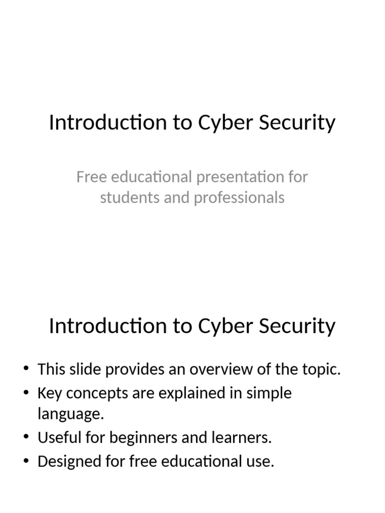 Free Intro to Cyber Security Guide | PDF