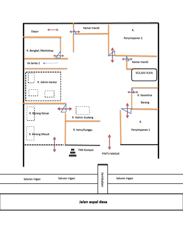 Denah Pt. Dupamed | PDF