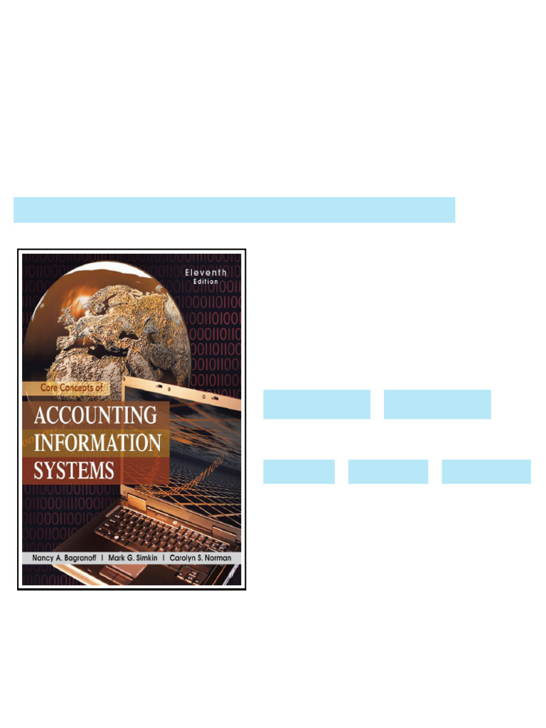Core Concepts of Accounting Information Systems 11th Edition download ...