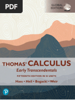 Thomas' Calculus 13th Edition Overview | PDF | Integral | Derivative