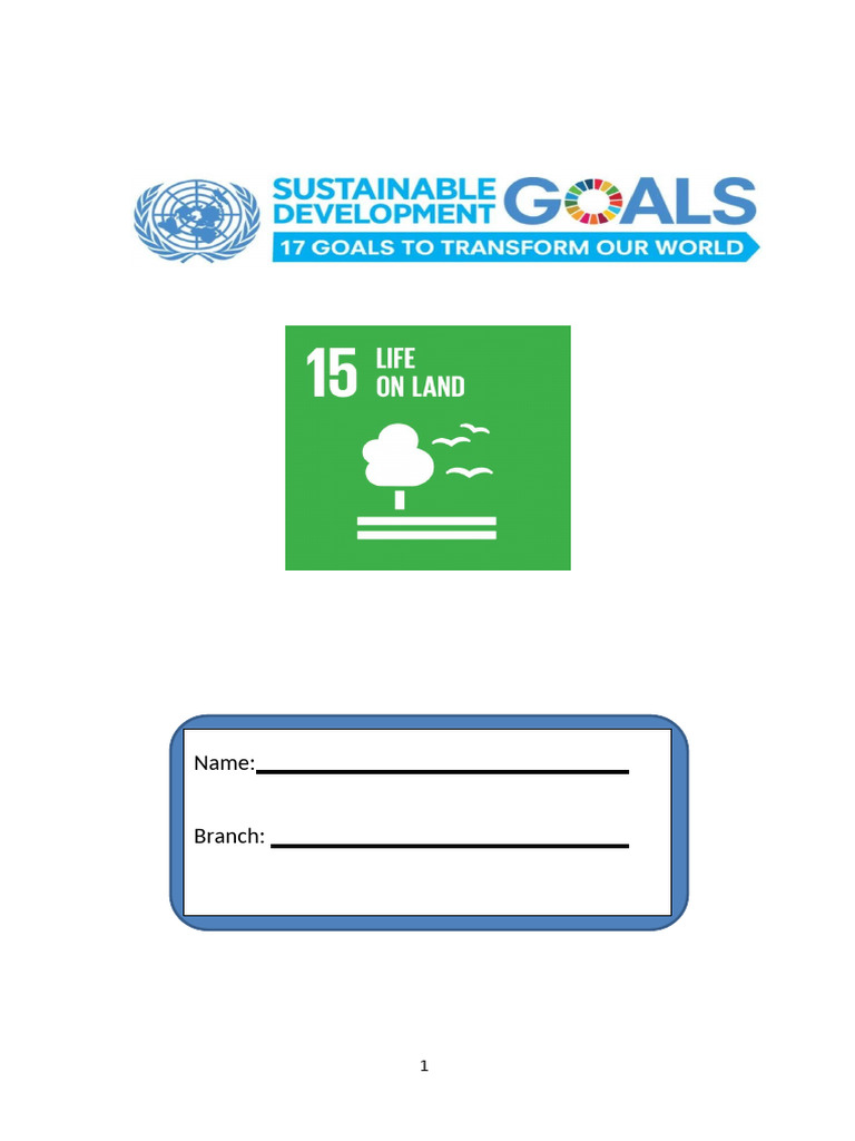 SDG 15 Module Life on Land 3 | PDF