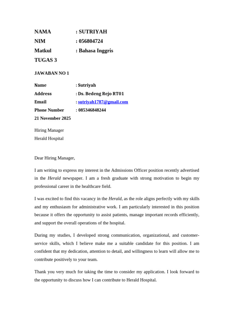 Tugas 3 Bahasa Inggris | PDF