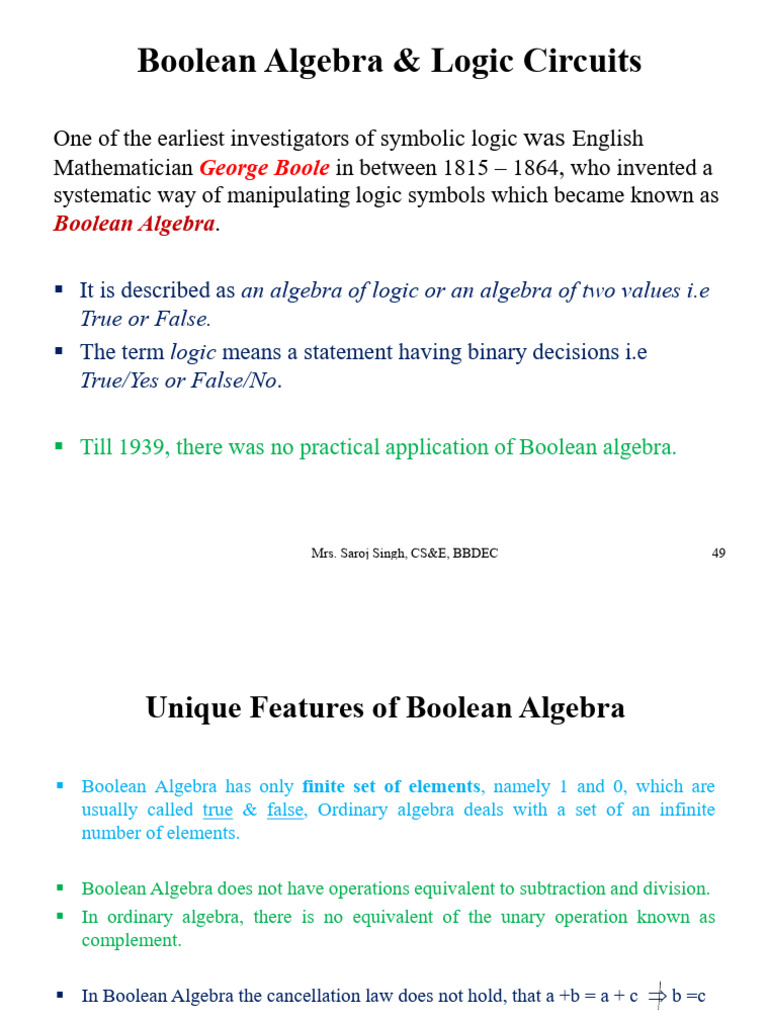 Boolean Algebra | PDF | Logic Gate | Boolean Algebra