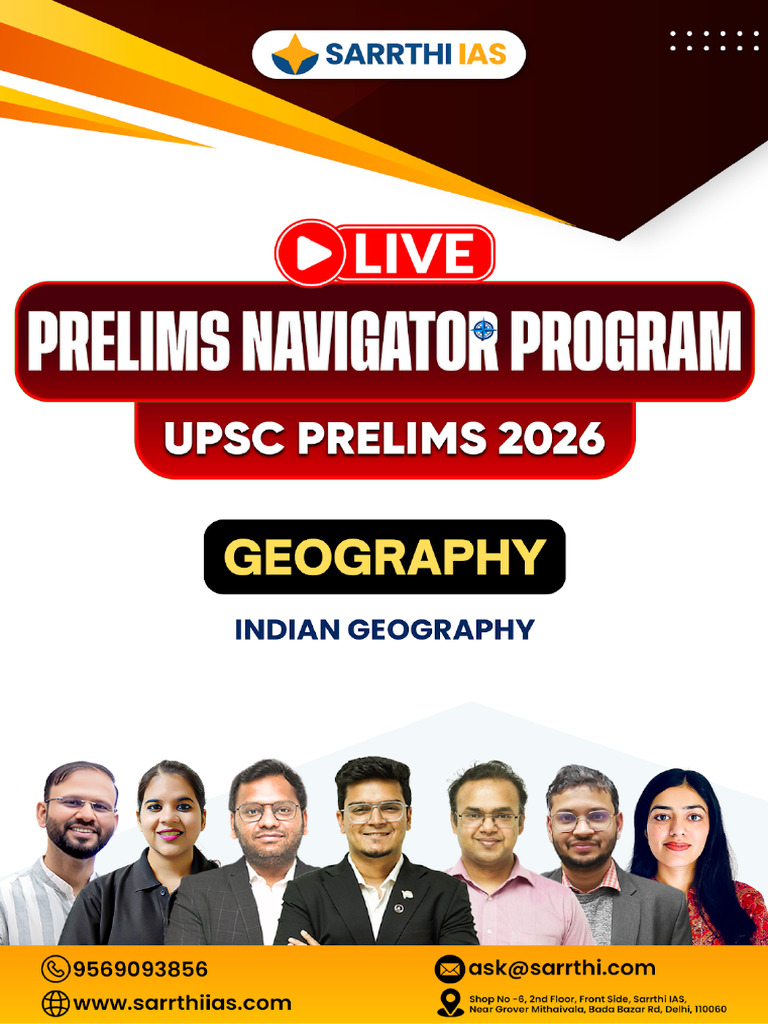 Indian Geography - Class Notes | PDF | Himalayas | Physical Geography