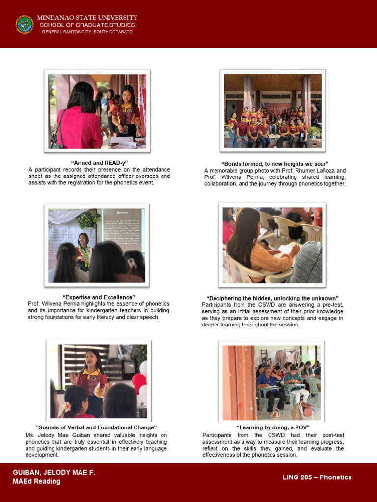 Phonetics Workshop Insights for Educators | PDF