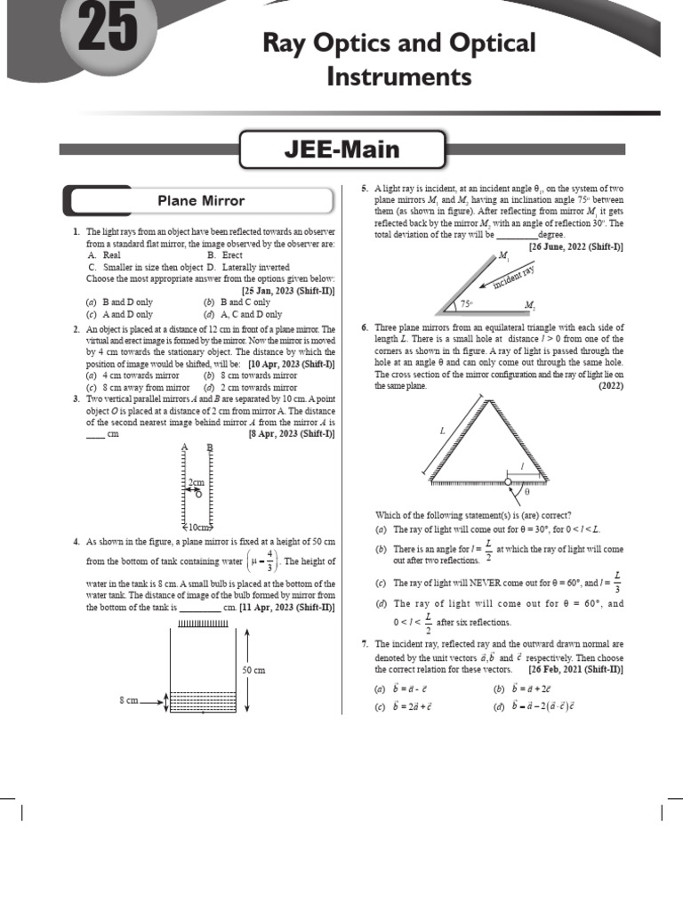 25_Ray Optics and Optical Instruments | PDF | Rainbow | Scientific ...