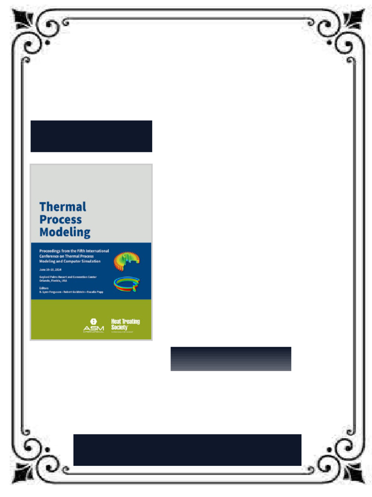 Thermal process modeling proceedings from the 5th International ...