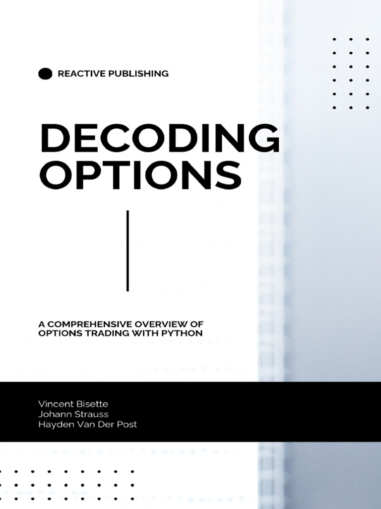 Options Trading with Python Guide | PDF | Option (Finance) | Put Option