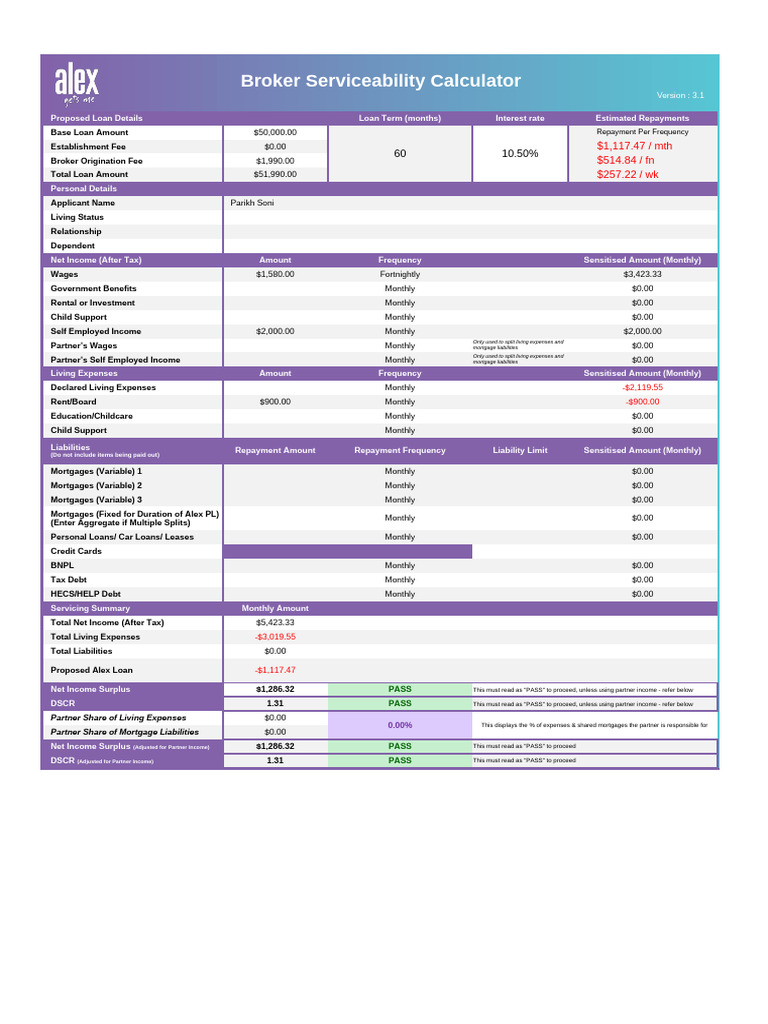 Proposed Loan Details and Analysis | PDF | Mortgages | Loans