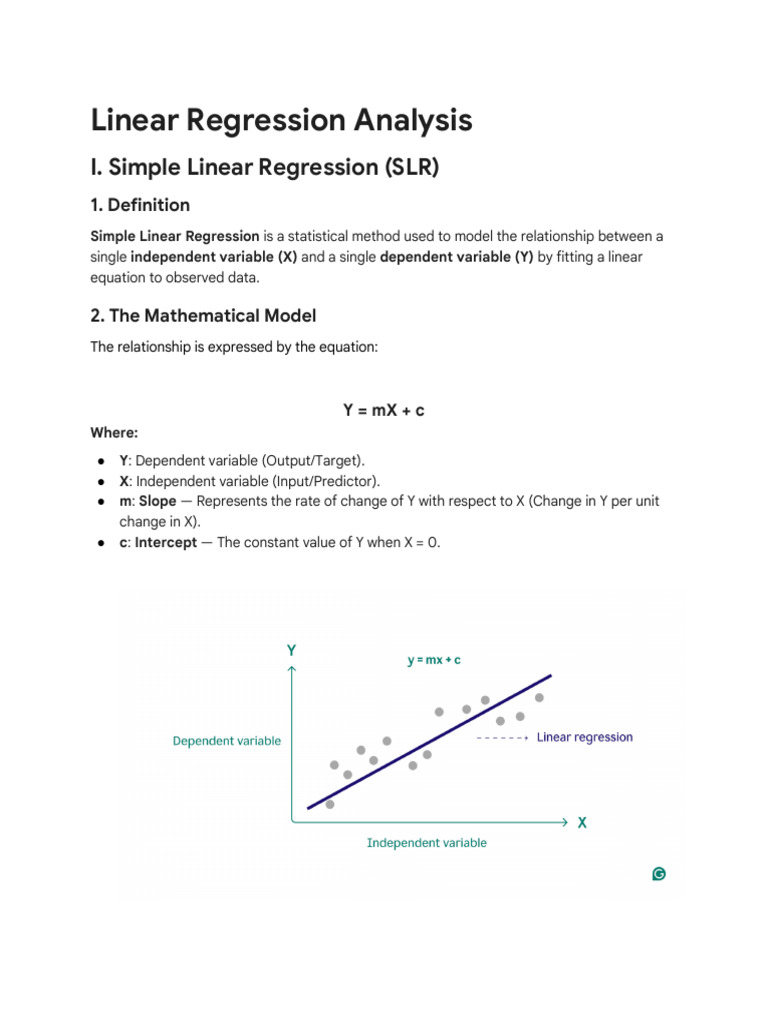 Linear & Multivariate Regression | PDF