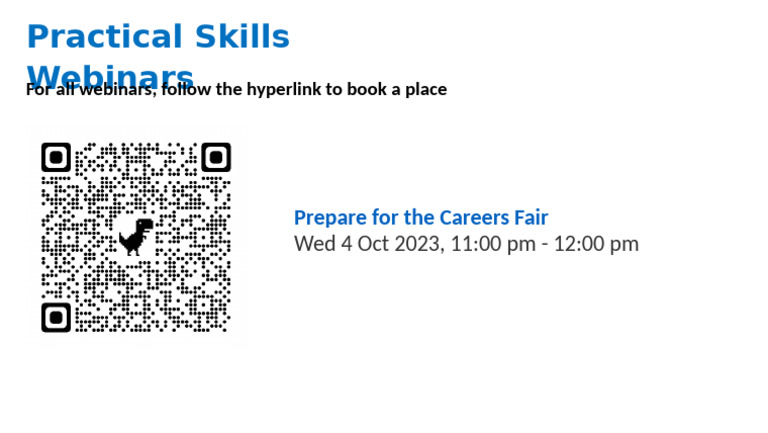 Careers Fair Preparation Webinar | PDF