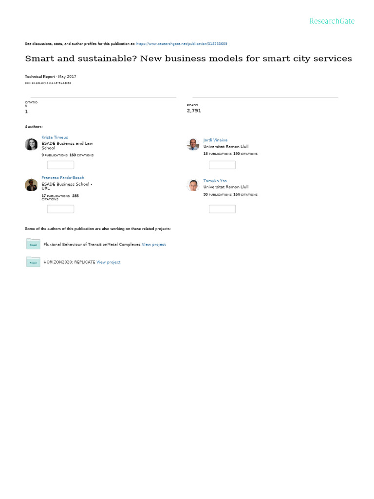 17_smart and Sustainable - New Business Models for Smart City Services ...