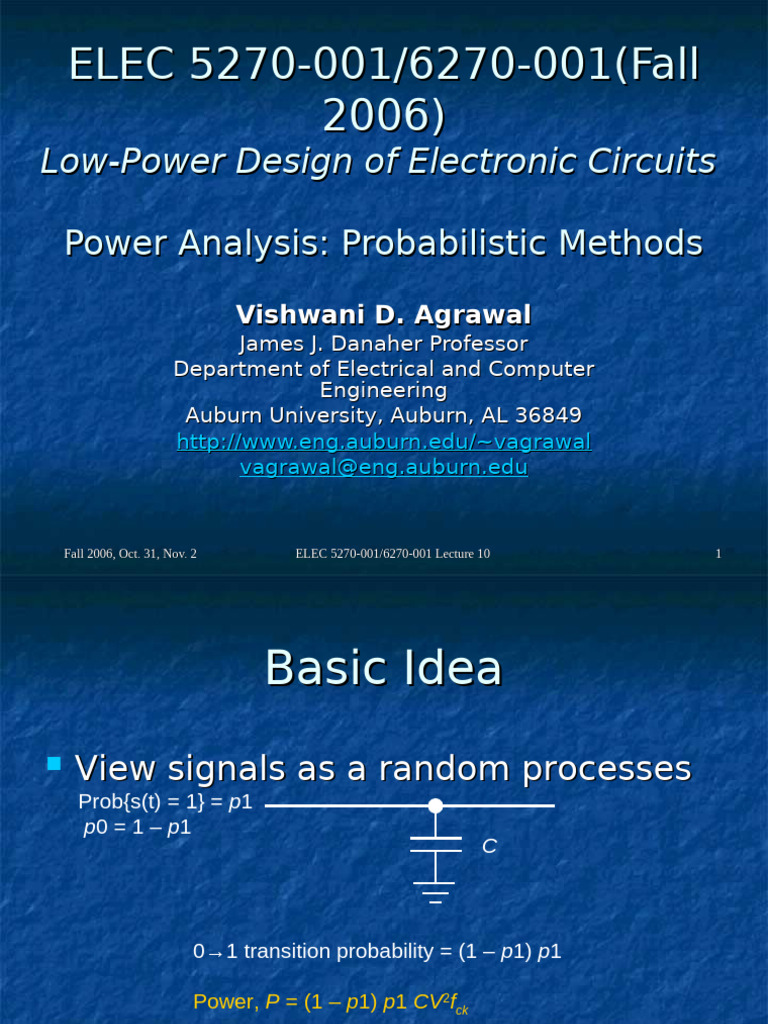 lec10_lp | PDF | Electrical Engineering | Boolean Algebra