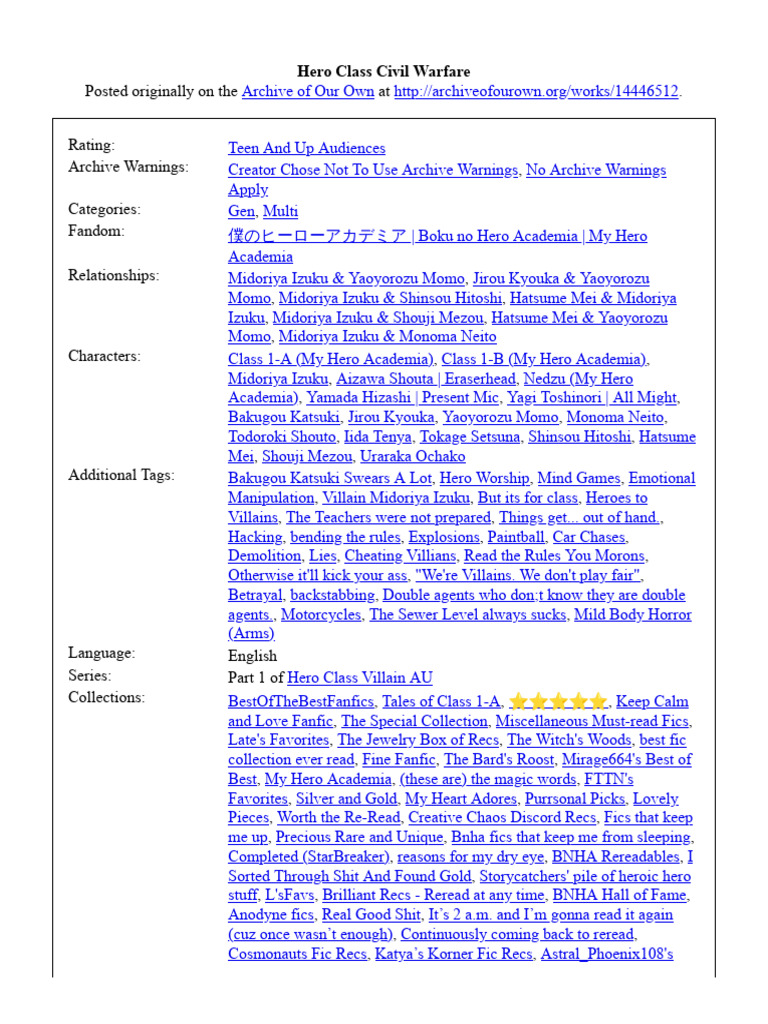 Hero Class Civil Warfare | PDF