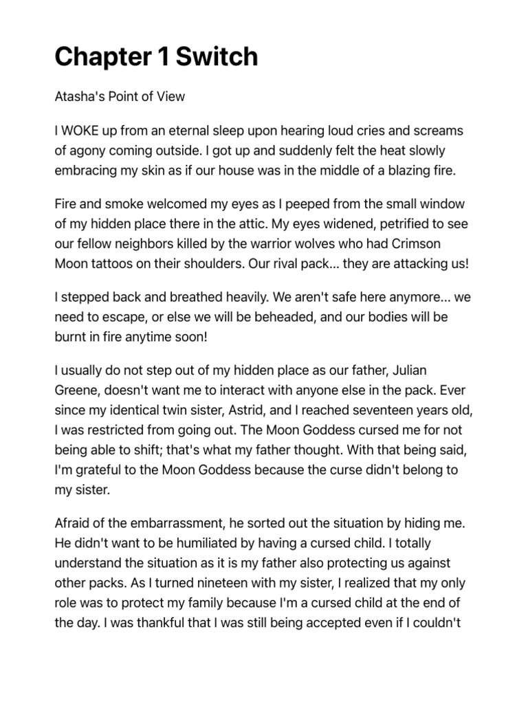 Atasha- Alpha's New Slave- Chapter 1 Chapter 1 Switch Reading Online for Free 2 | PDF