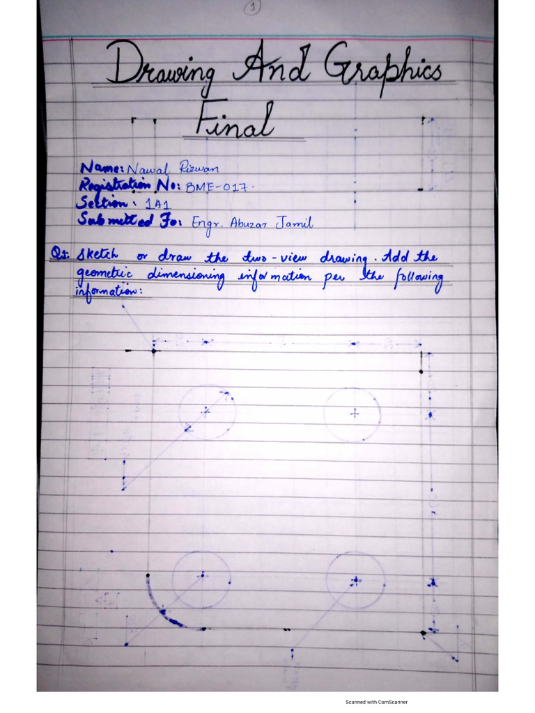 Bme-017 Drawing and Graphics Final | PDF