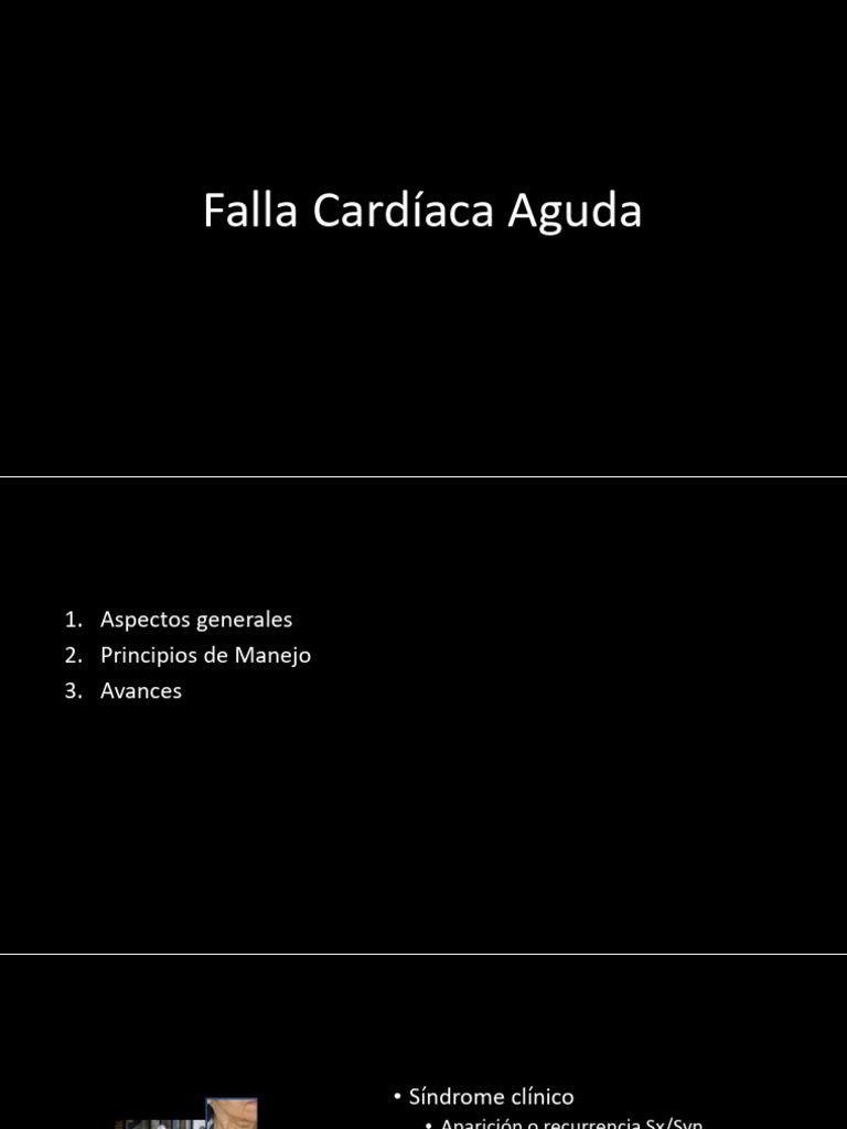 Ponencia Falla Cardiaca | PDF | Insuficiencia cardíaca | Medicina