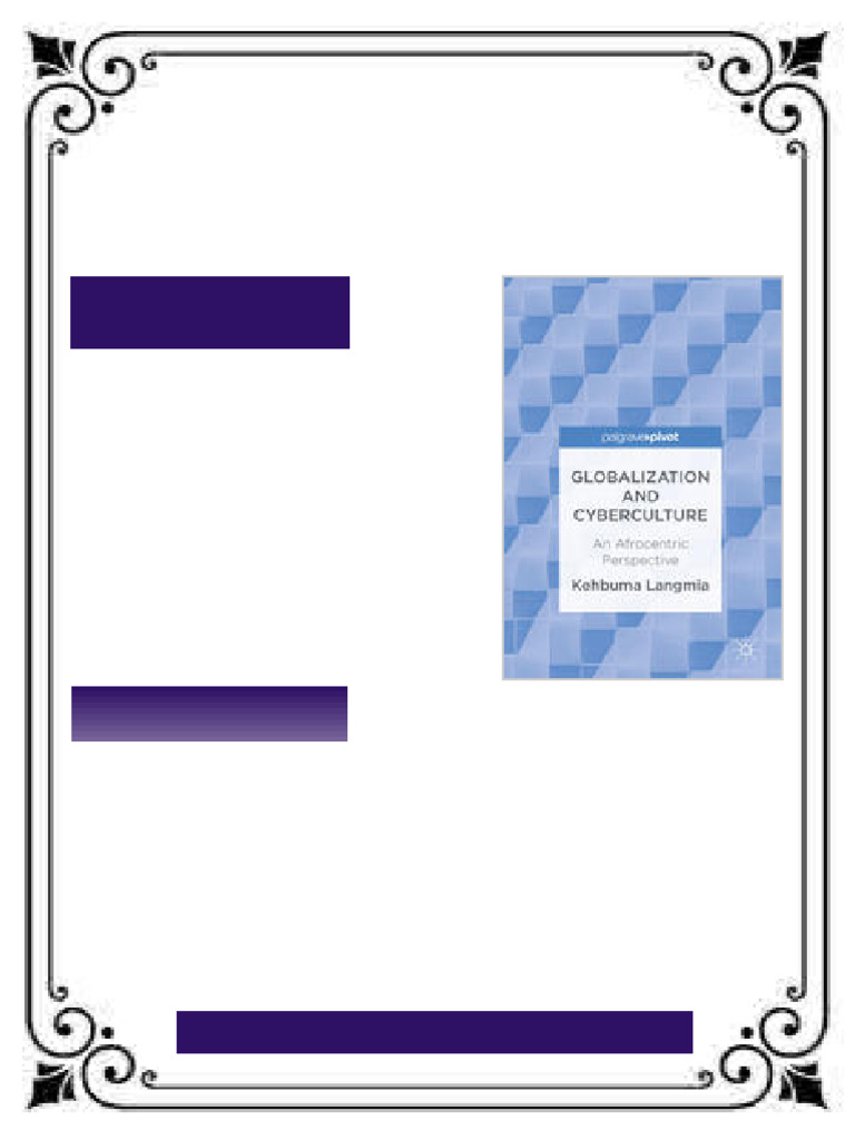 Globalization and Cyberculture: An Afrocentric Perspective 1st Edition ...