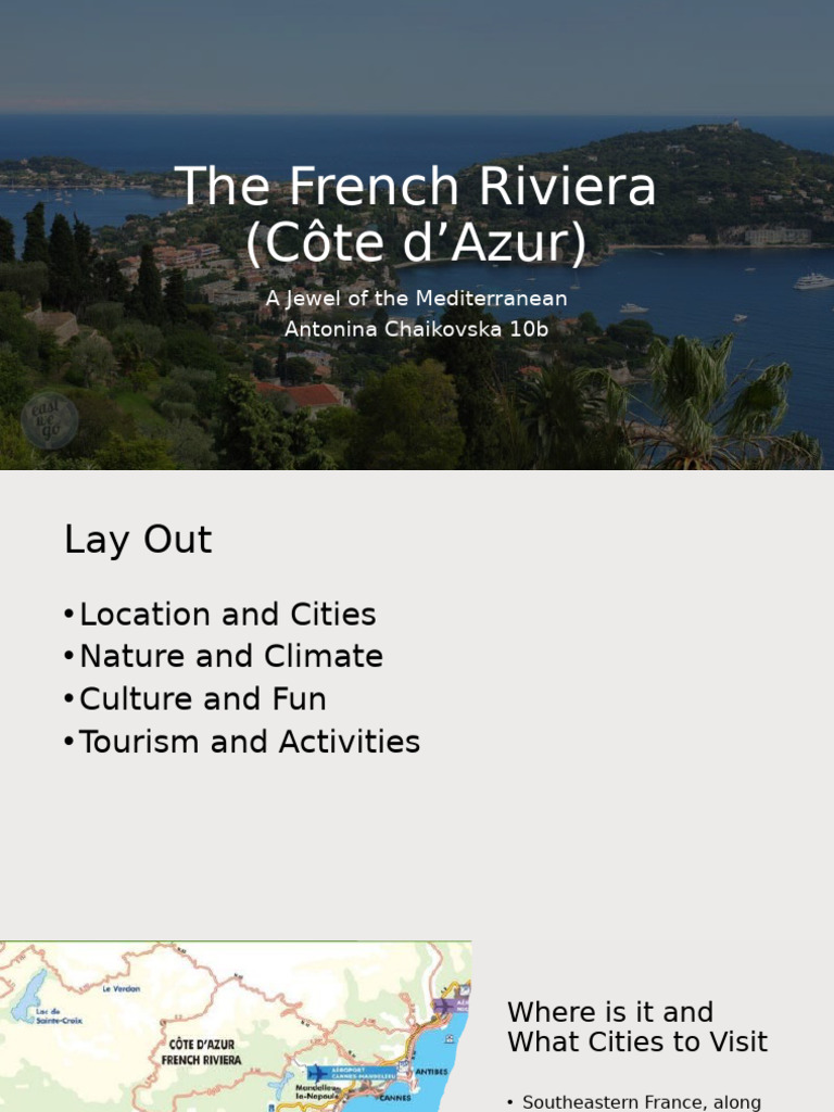 The French Riviera (Côte D'azur) | PDF