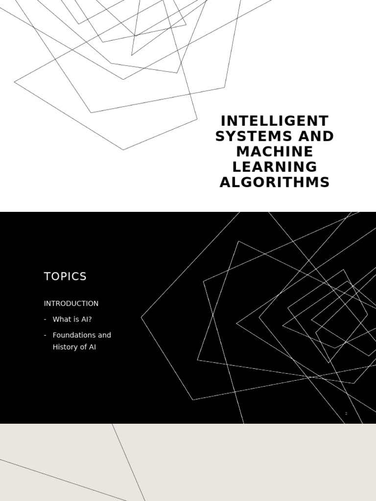 Intelligent Systems and Machine Learning Algorithms | PDF