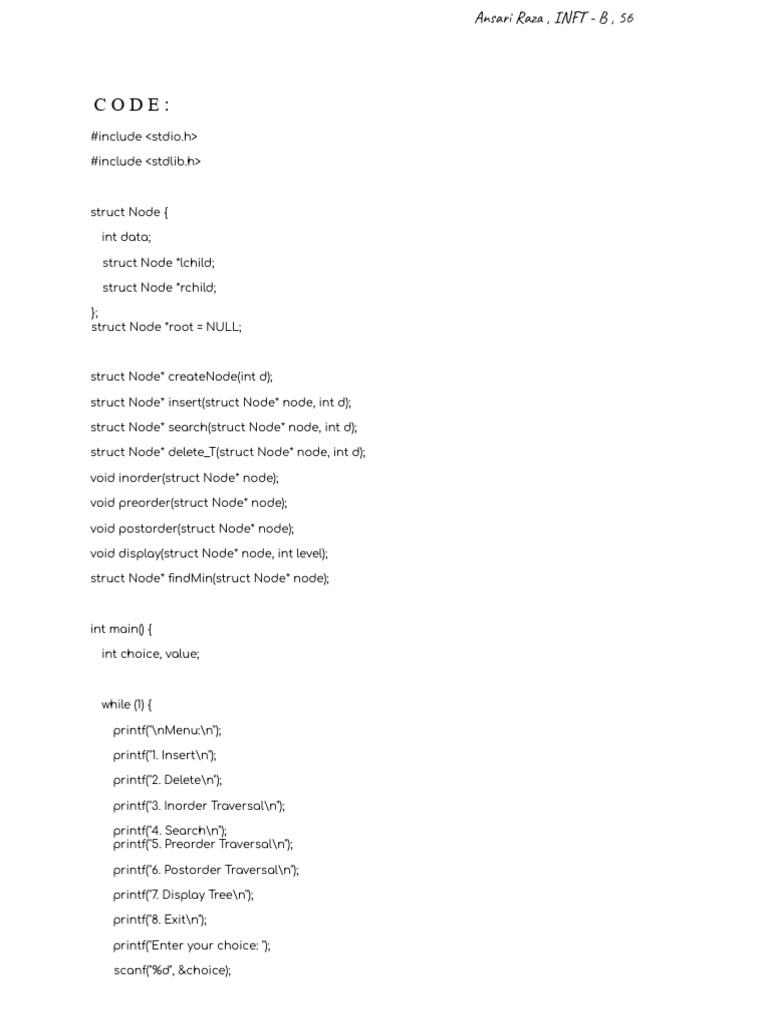 EXP5.DSA | PDF | Algorithms And Data Structures | Software Engineering