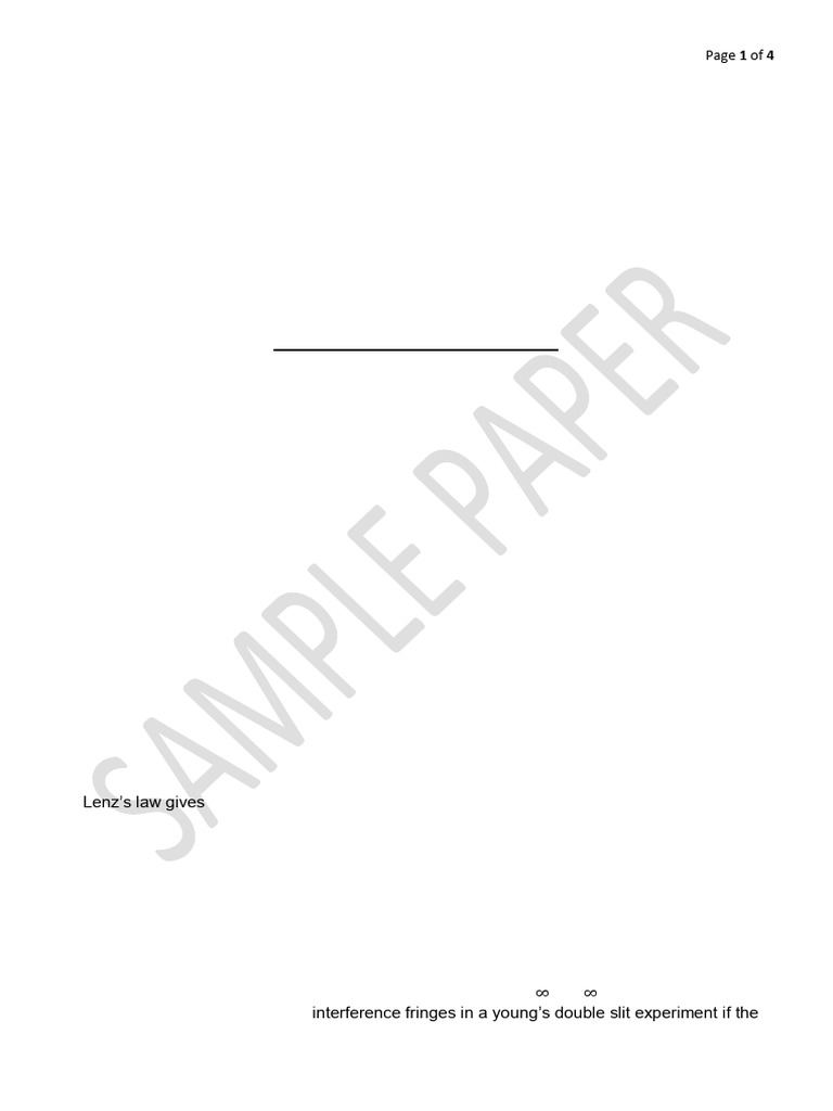 Sample paper (2024-25) (1) | PDF | Electron | Electromagnetic Radiation
