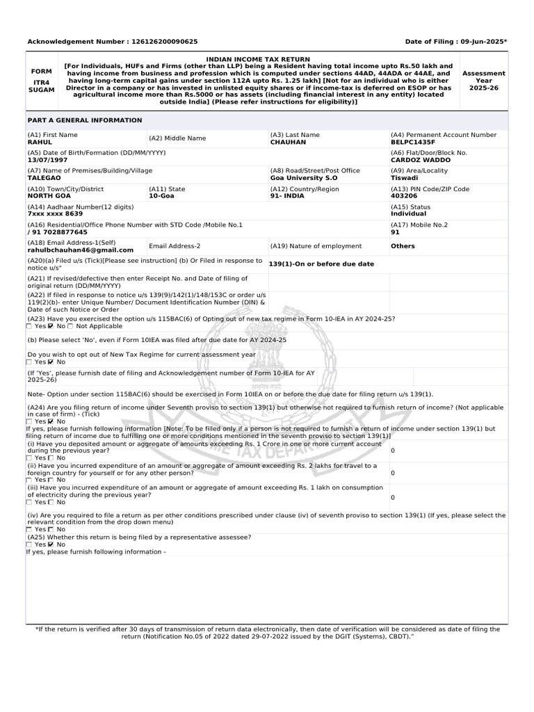 Form_pdf_126126200090625 (1) | PDF | Tax Deduction