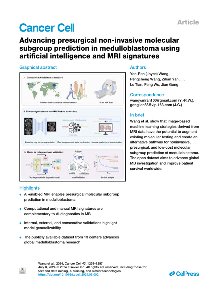 Wang Mmc5.PDF | PDF | Receiver Operating Characteristic | Magnetic ...