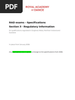 IDTA Graded Examination Overview 2023 | PDF | Dances | Learning