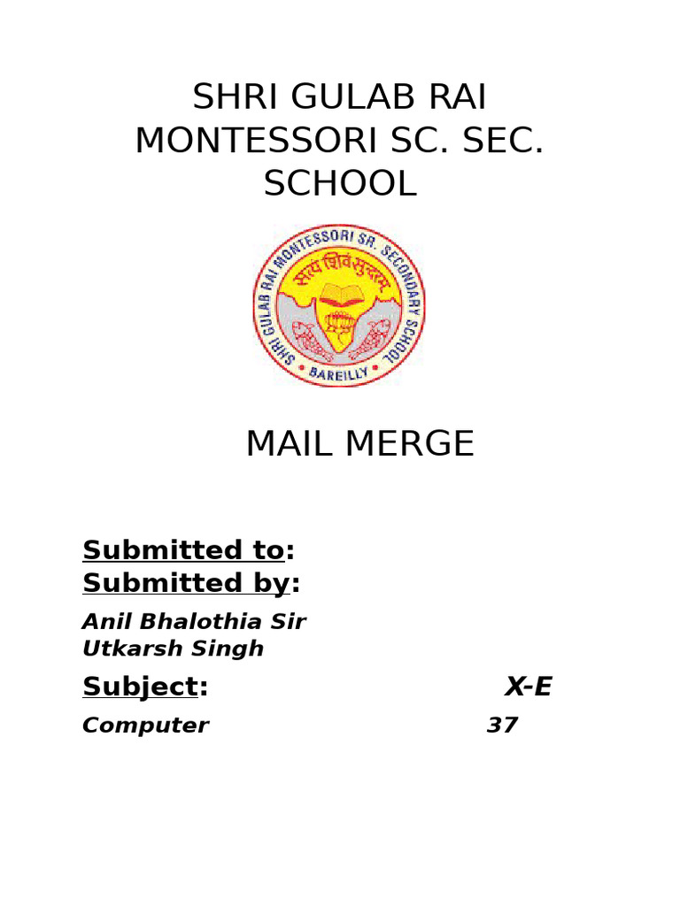 Computer Project | PDF
