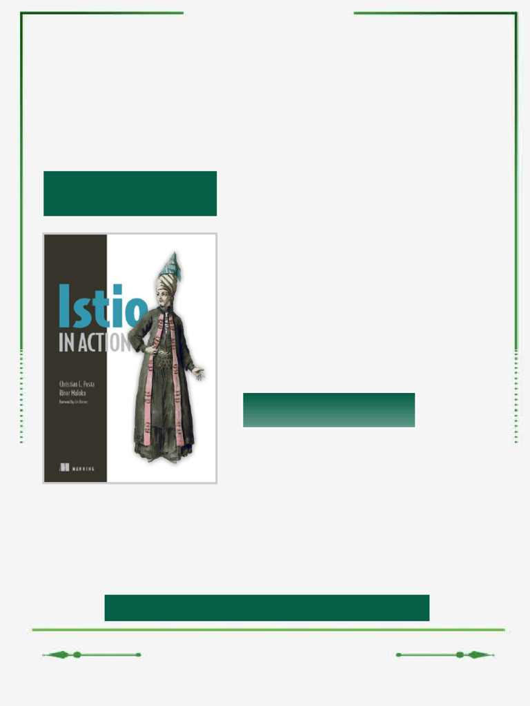 Istio in Action 1st Edition Christian E. Posta eBook legacy edition | PDF