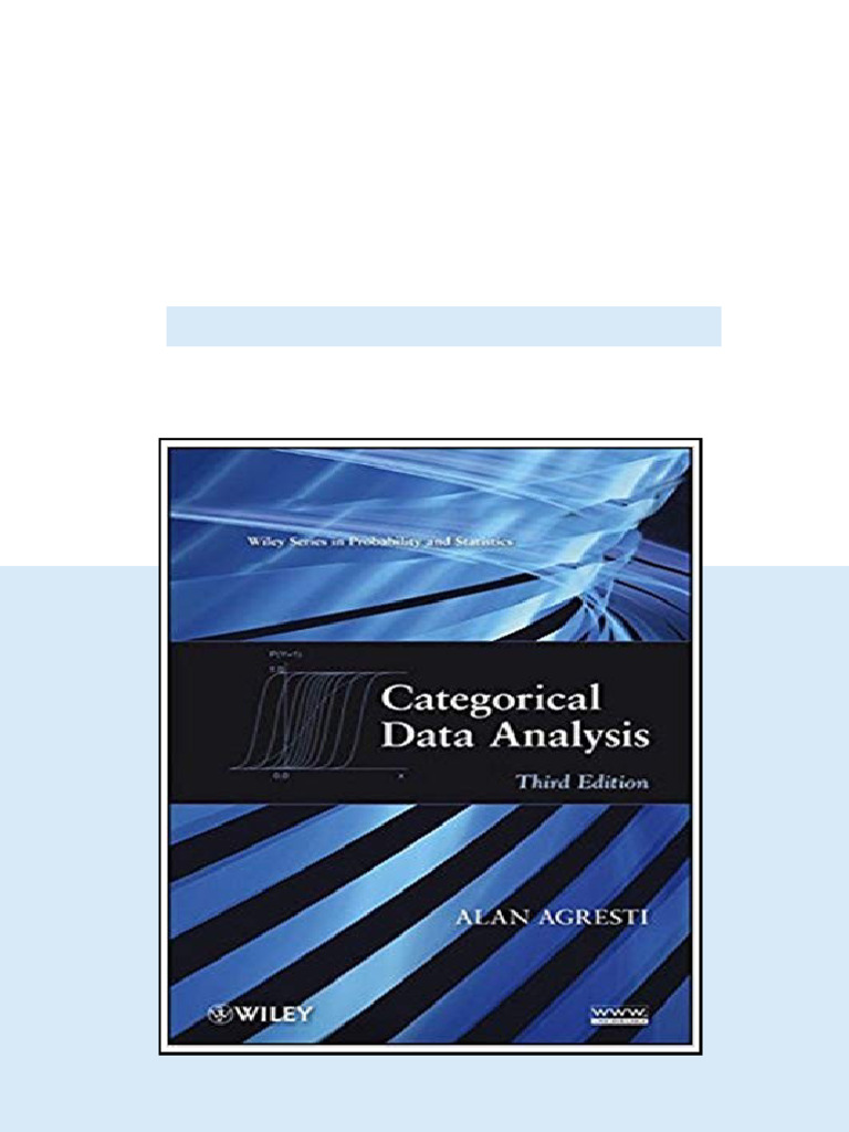 (Original PDF) Categorical Data Analysis 3rd Edition by Alan Agresti online reading | PDF ...
