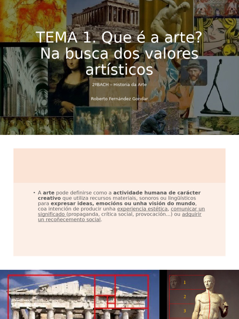 TEMA 1 - Historia da arte | PDF