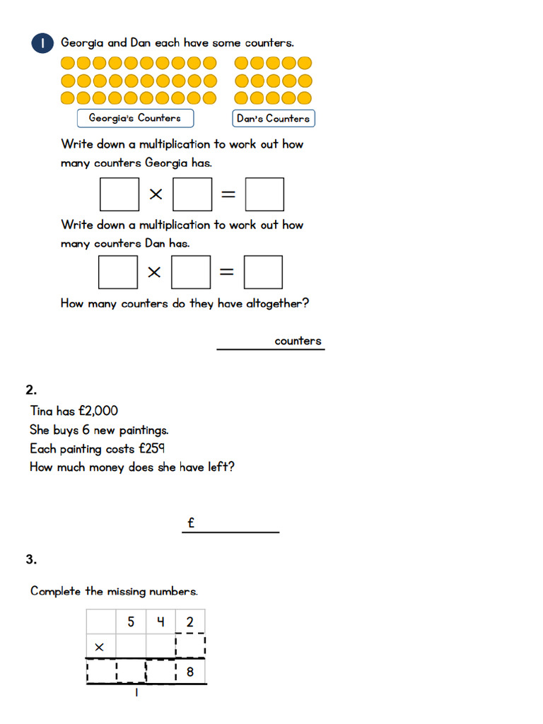 Maths Example Questions | PDF