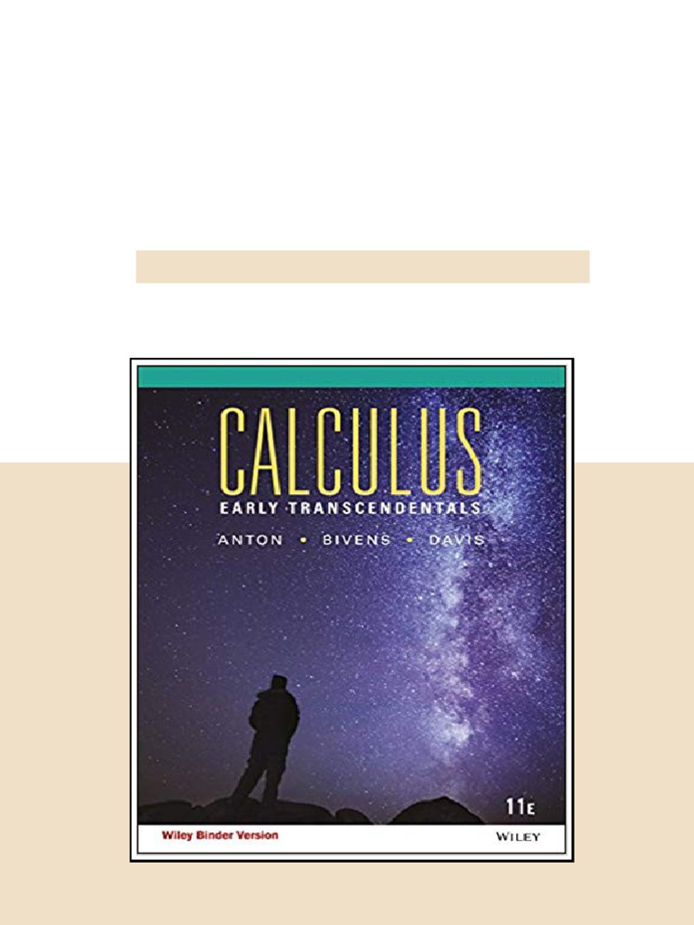 (Original PDF) Calculus Early Transcendentals, 11th Edition by Howard ...
