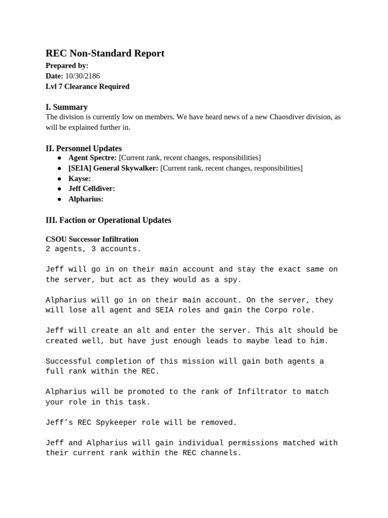 Copy of Report Template | PDF