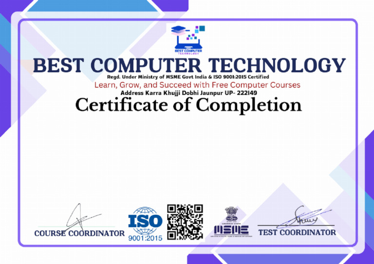 Certificate (1) | PDF