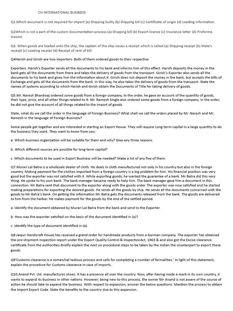 Case Study- International Business.docx 20251218 210048 0000 | PDF | Receipt | Business