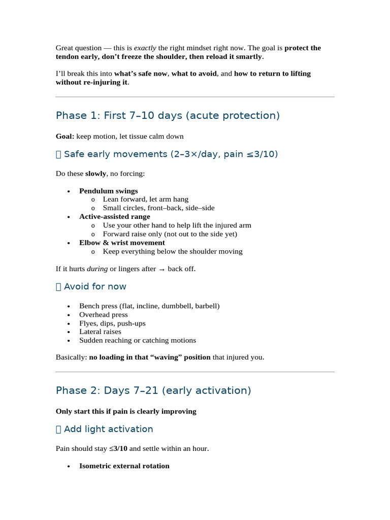 shoulder | PDF | Musculoskeletal System | Weight Training