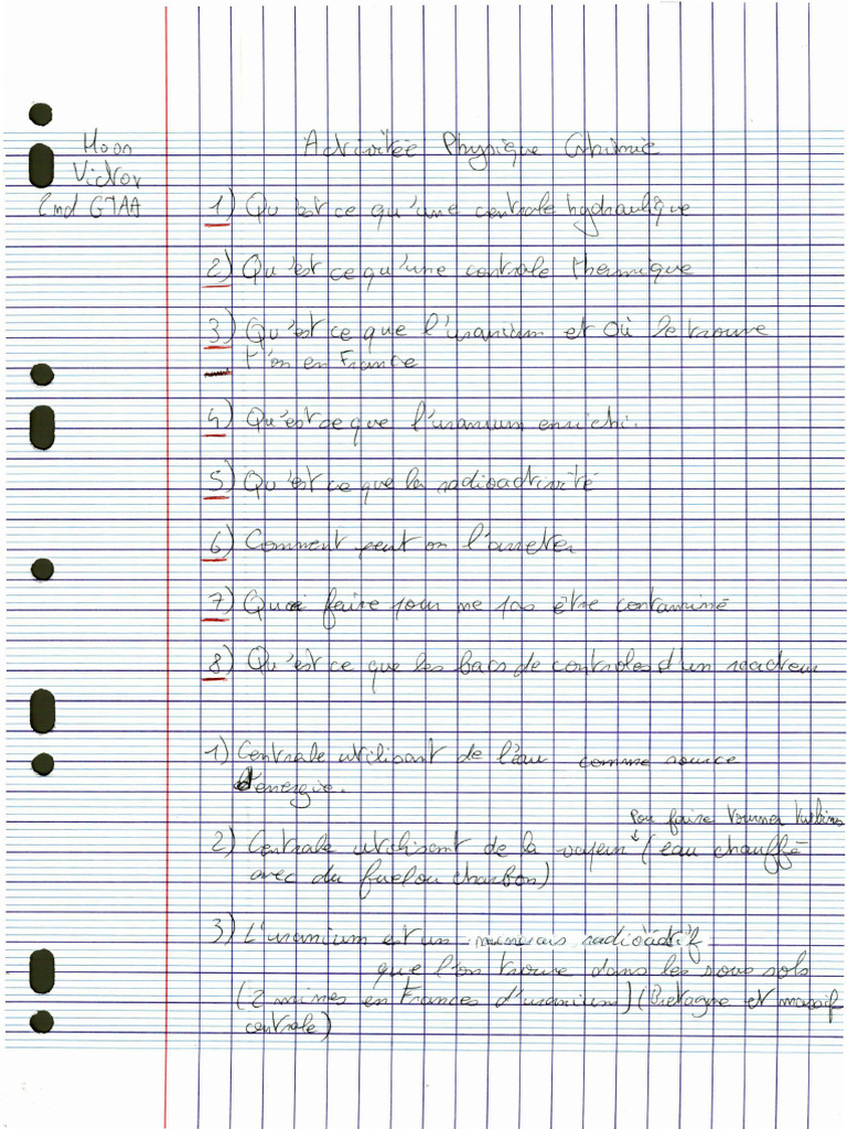 Devoir Victor Huon | PDF