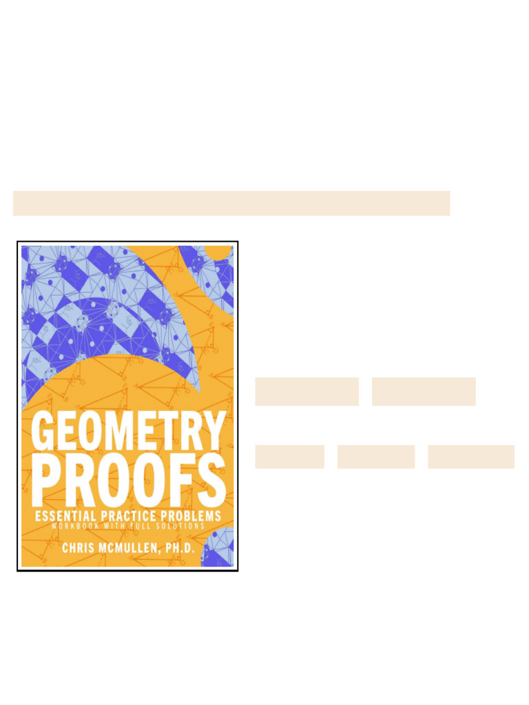 Geometry Proofs Essential Practice Problems Workbook with Full ...